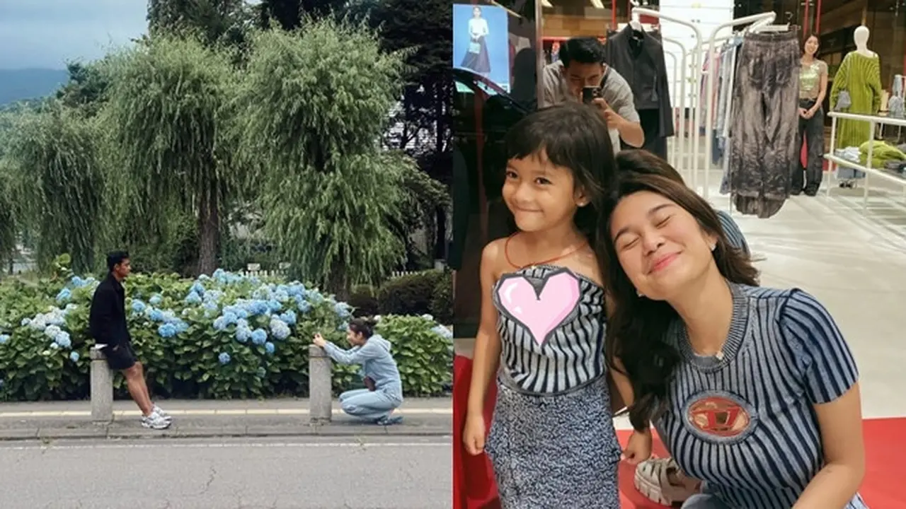 6 Potret Arhan dan Azizah Saling Gantian Ambil Foto, Netizen: Romantis Bikin Baper - Hot ...