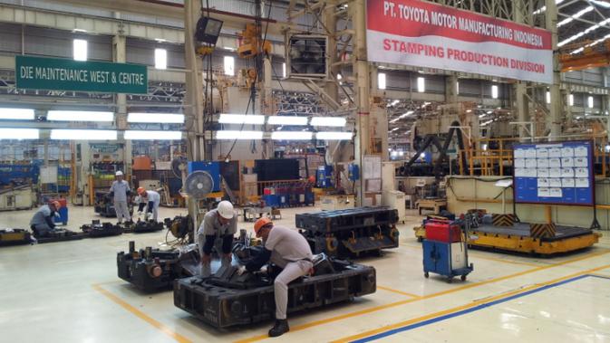 Melihat Proses Pembuatan Bodi Mobil Toyota - Otomotif Liputan6.com