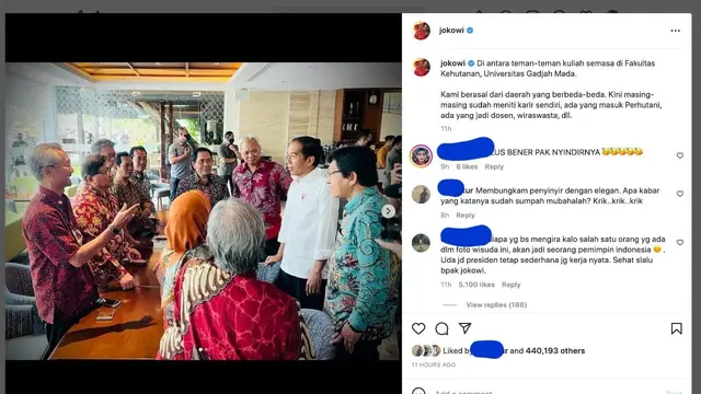 Heboh Jokowi Unggah Foto Wisuda UGM, Netizen: Mantaplah Pakde, Serangan ...