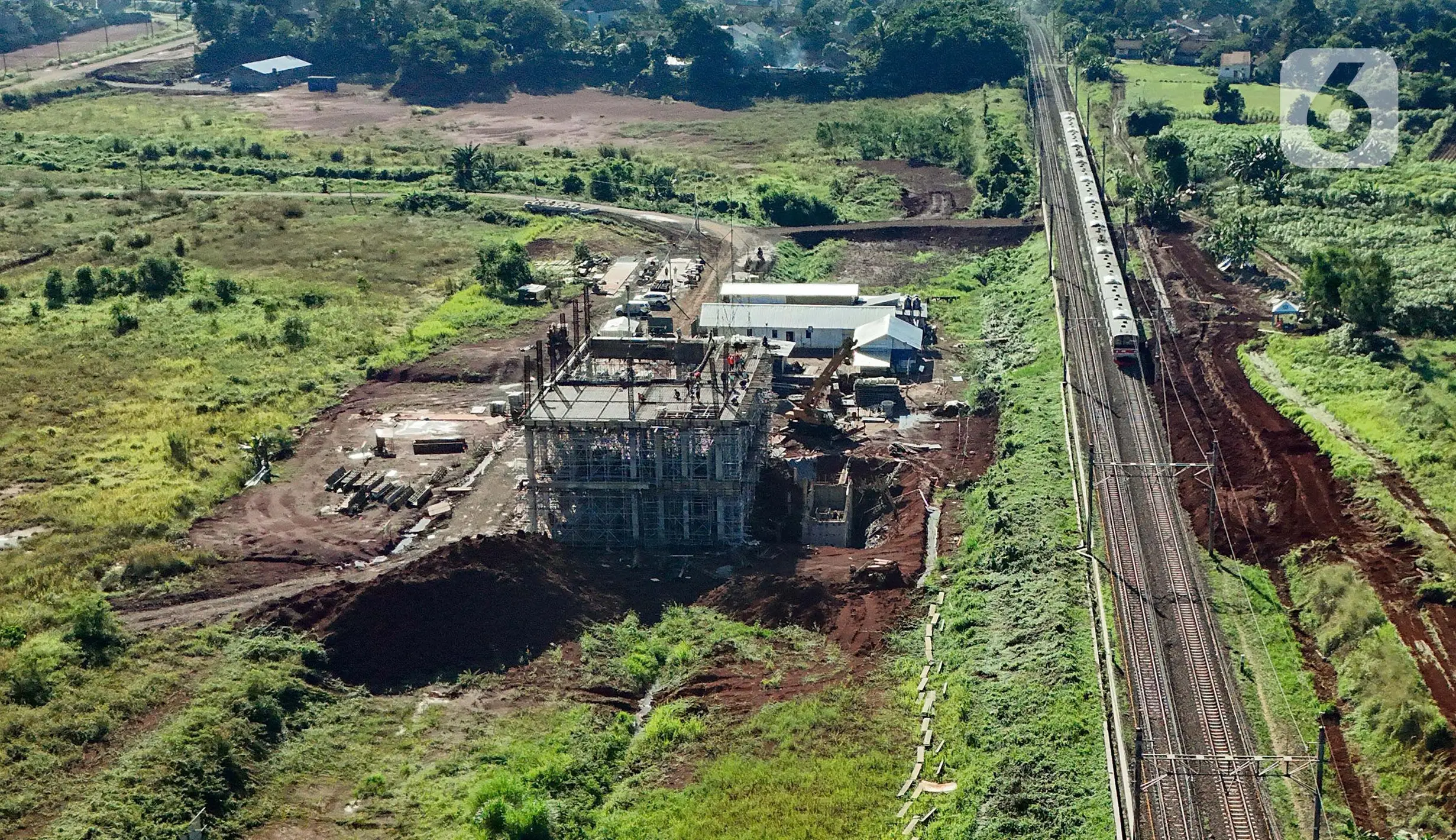Progres Pembangunan Jatake, Bakal Stasiun KRL Termegah di Kabupaten ...
