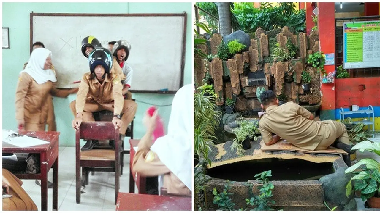 5 Aksi Guru Saat Mengajar di Kelas Ini Unik Banget, Bikin Betah Sekolah ...