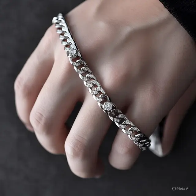 5 Model Gelang Emas Putih Rantai yang Lagi Tren 2025 - Hot Liputan6.com