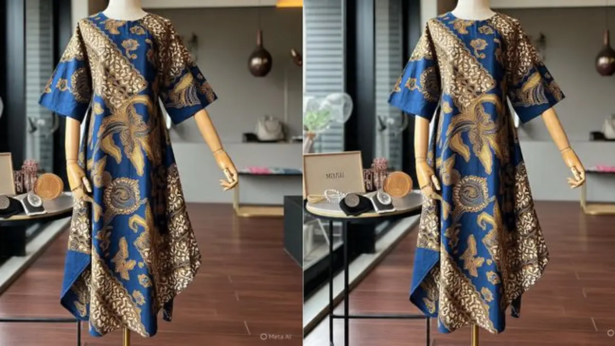 Model Midi Dress Batik yang Anggun dan Kekinian Terbaru - Berita, Foto ...