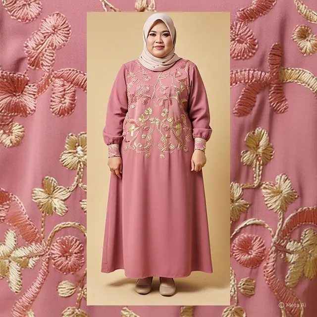 8 ⁠Model Gaun Cantik untuk Badan Gemuk, Siap Tampil Stylish di Momen ...