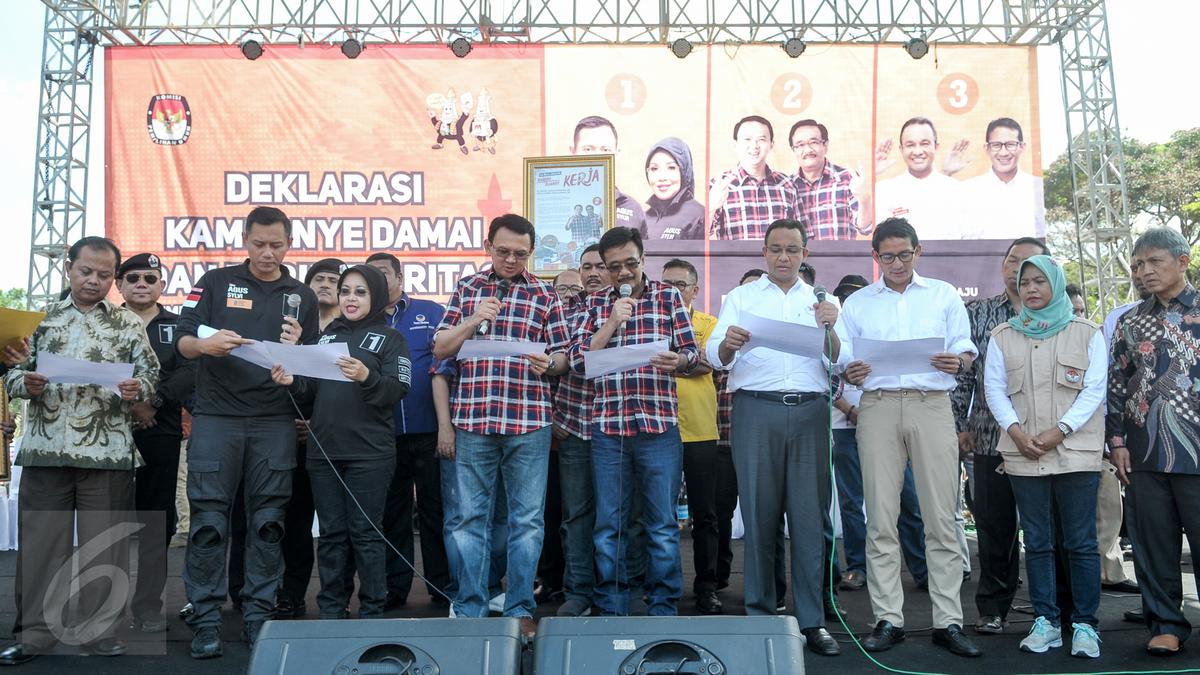 Plt Gubernur DKI Sumarsono Serukan Pilkada Damai - Pemilu Liputan6.com