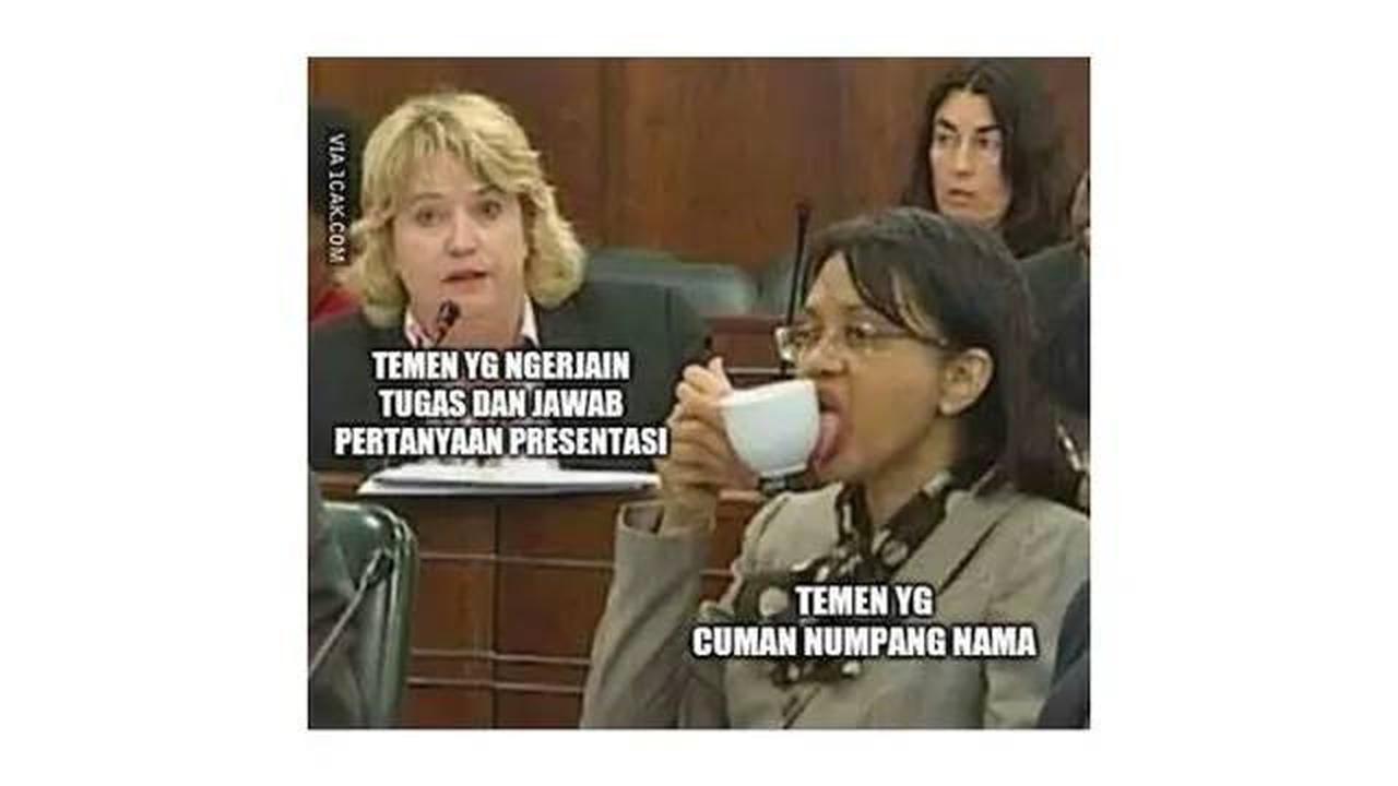 8 Meme Kocak Tugas Kelompok Hanya Numpang Nama Ini Sering Terjadi