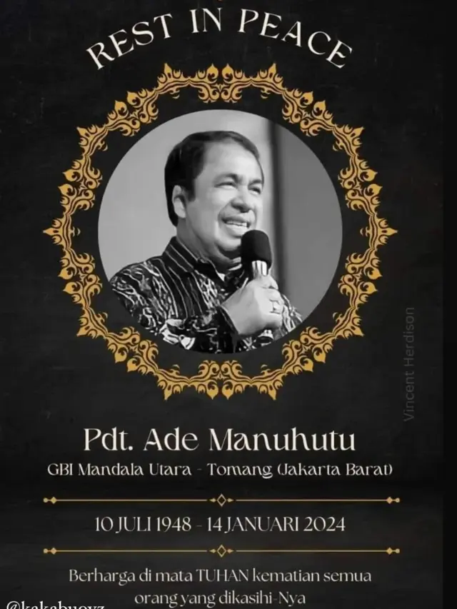 Ade Manuhutu Sang Pelantun Nona Anna Meninggal Dunia - ShowBiz Liputan6.com
