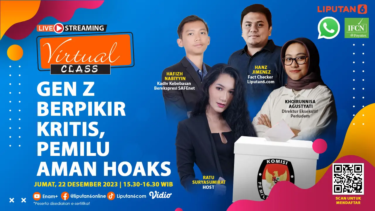 Jadi Generasi Melek Digital Gen Z Rentan Terpapar Hoaks, Simak Alasannya - Cek Fakta Liputan6.com