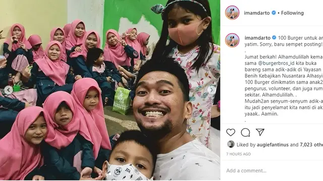 Buka Puasa Bareng, Imam Darto Berharap Anak-Anak Yatim Jadi ...