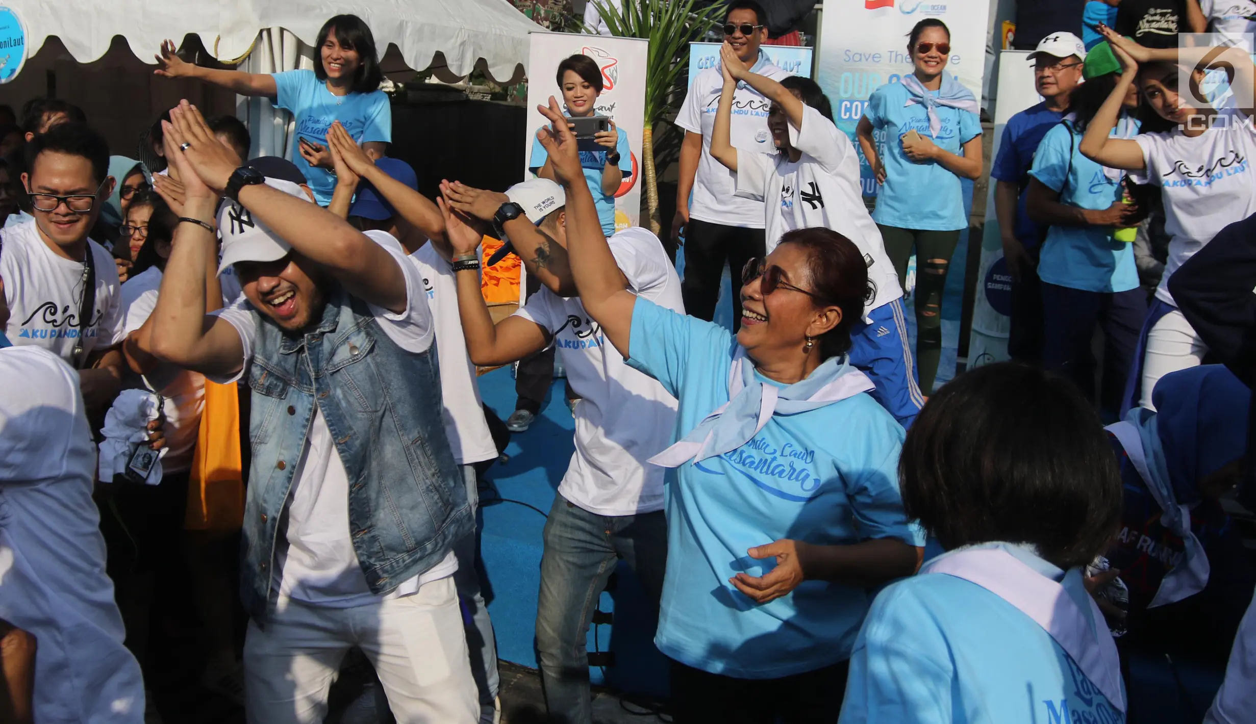 FOTO: Gaya Menteri Susi Joget Baby Shark Dance Saat Resmikan Pandu Laut ...