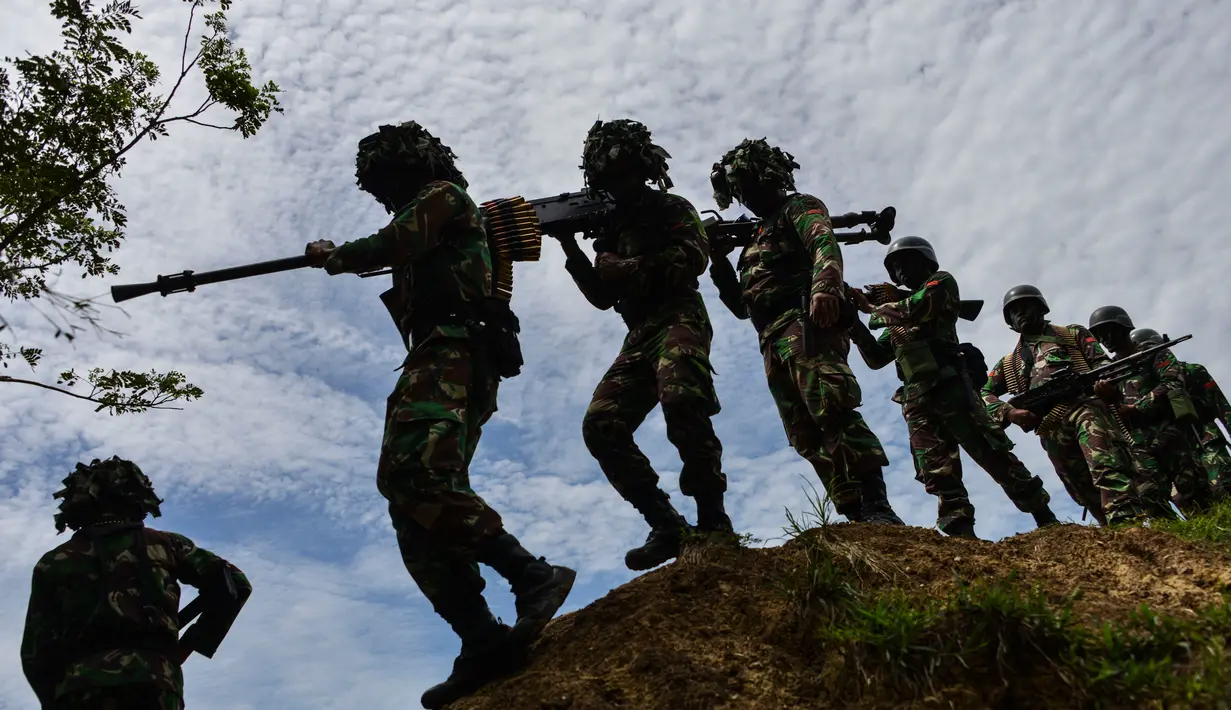 FOTO: Melihat Latihan Menembak Prajurit TNI di Aceh - Foto Liputan6.com