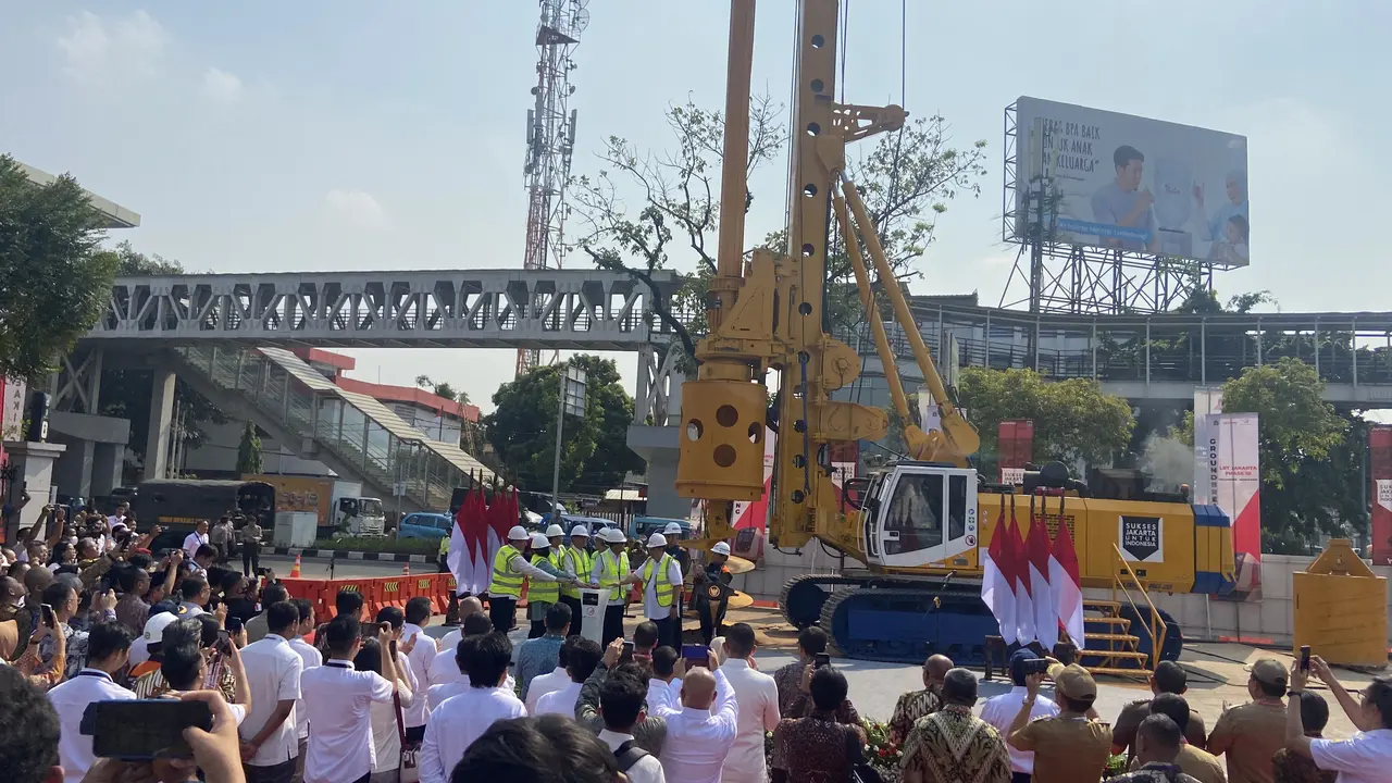 Mulai Dibangun, LRT Jakarta Velodrome-Manggarai Ditargetkan Rampung 2026 - News Liputan6.com