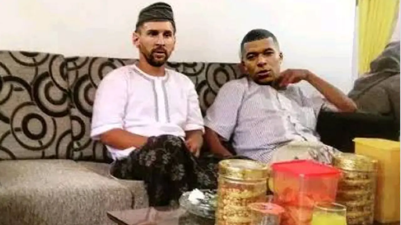 4 Foto Editan Kocak Lionel Messi Gelar Tasyakuran Juara Piala Dunia ...