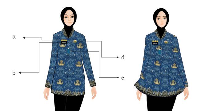 7 Model Baju Dinas PNS Wanita Berjilbab yang Stylish dan Nyaman
