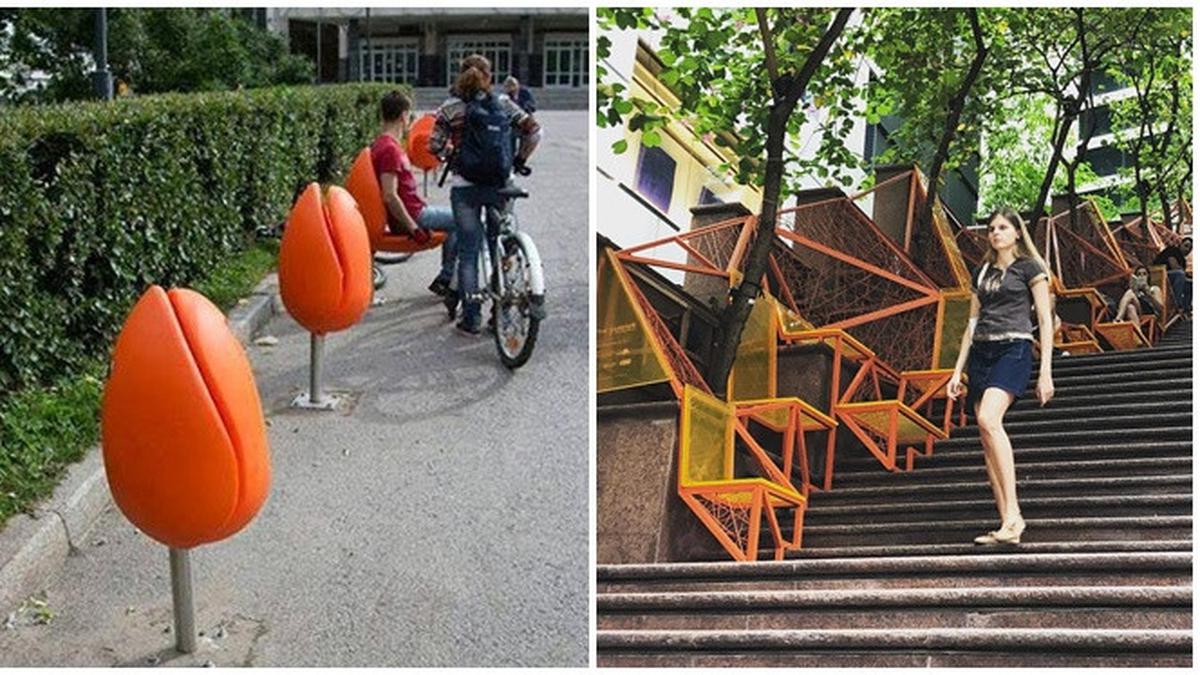 6 Bentuk Tempat Duduk di Ruang Publik Ini Unik, Tetap Bikin Nyaman ...