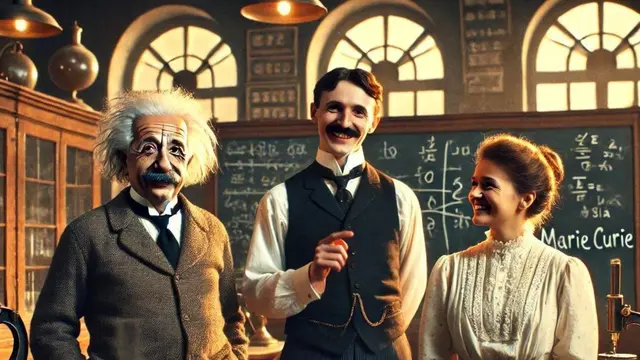 IQ Prediction Albert Einstein, Nikola Tesla, and Marie Curie, World's ...