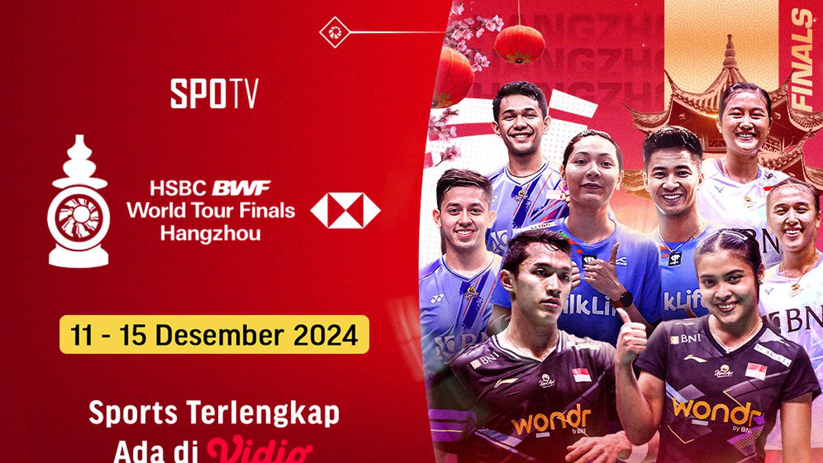 Jadwal dan Live Streaming HSBC BWF World Tour Finals 2024 di Vidio