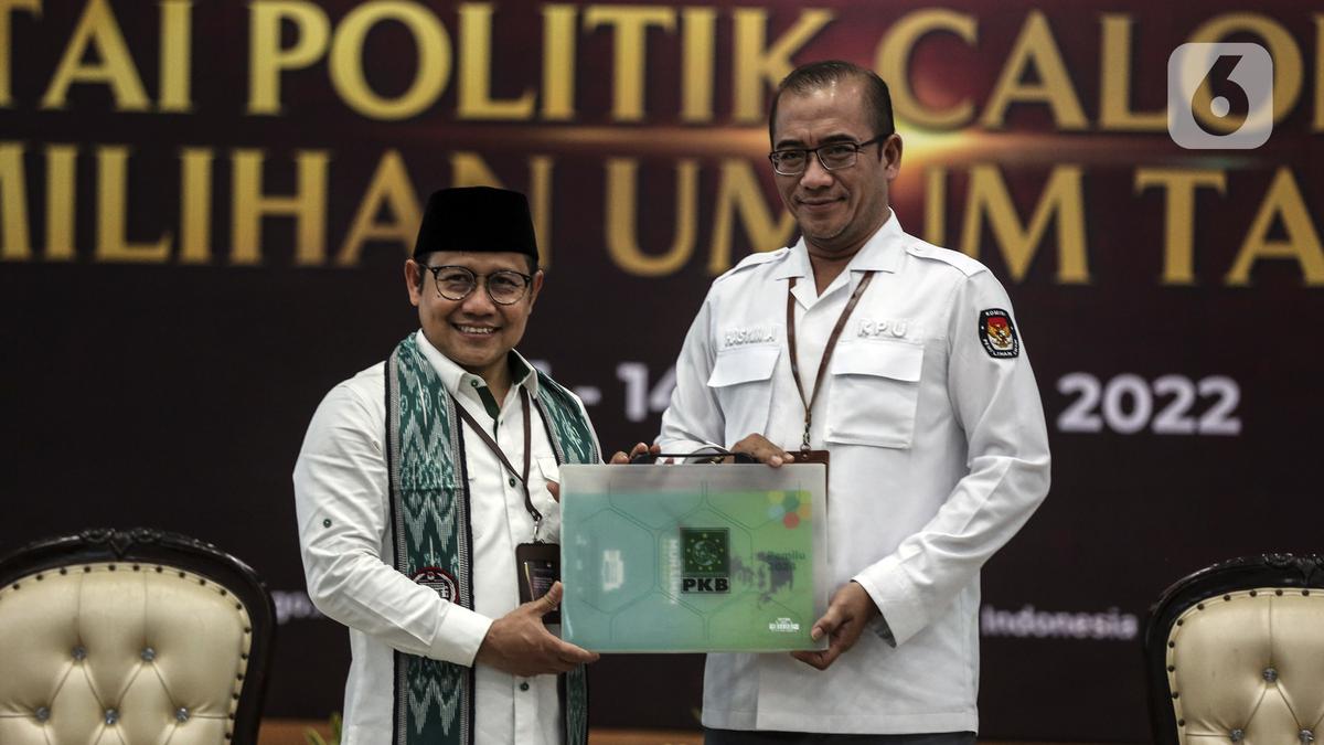 Cak Imin Daftarkan PKB ke KPU - Foto Liputan6.com
