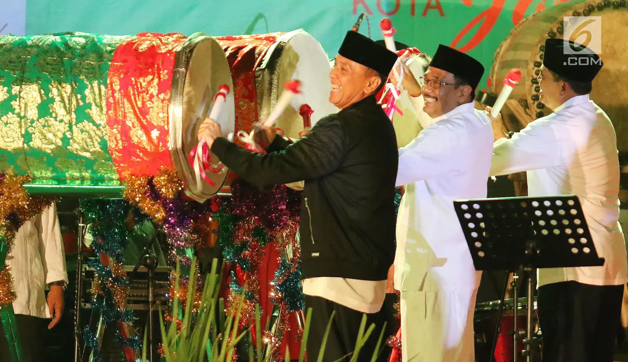 Djarot Buka Festival Beduk di Balai Kota - Foto Liputan6.com