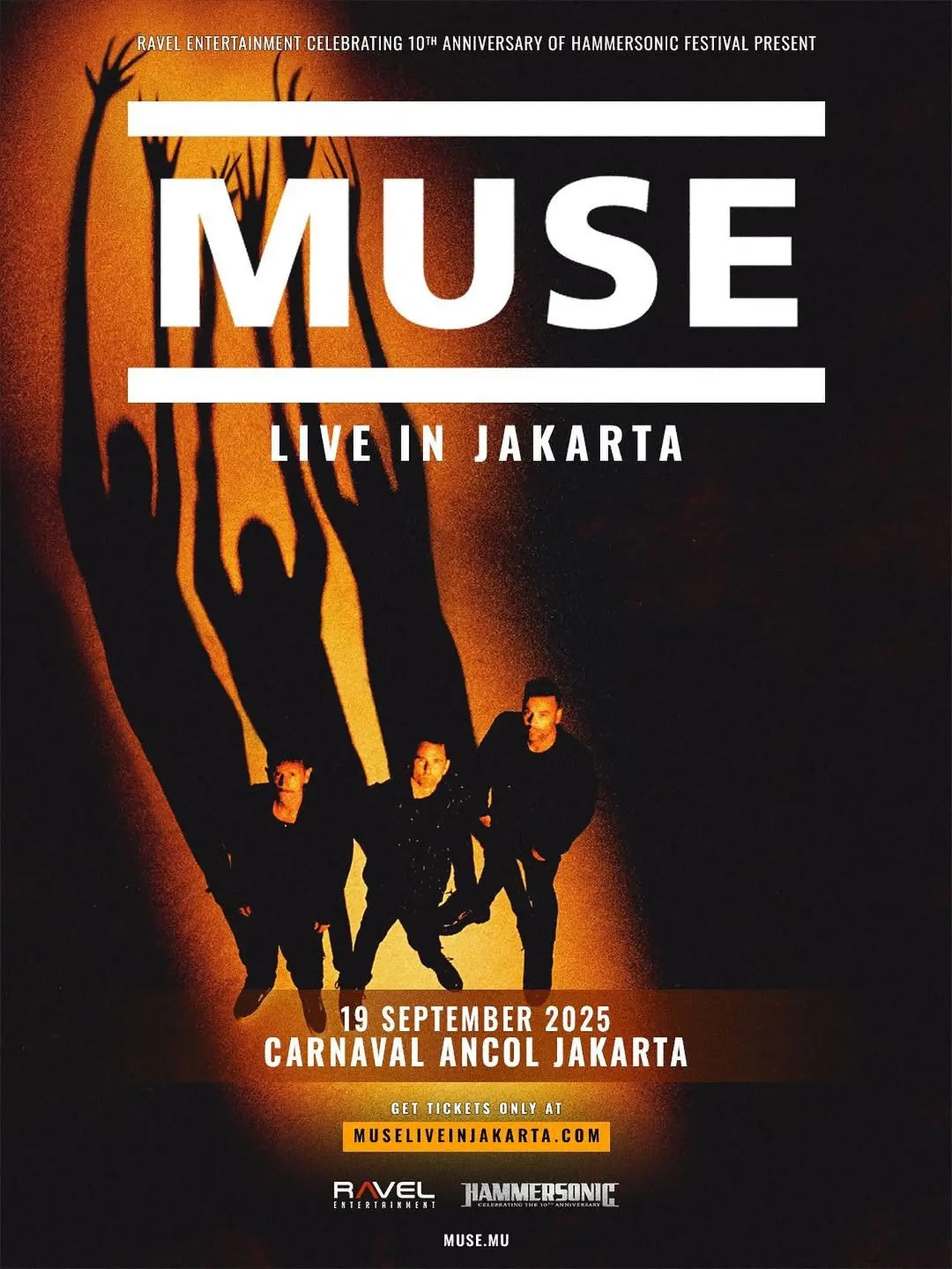 Muse Gelar Konser di Jakarta Bulan September 2025, Tiketnya Mulai Dijual Pekan Depan - ShowBiz ...