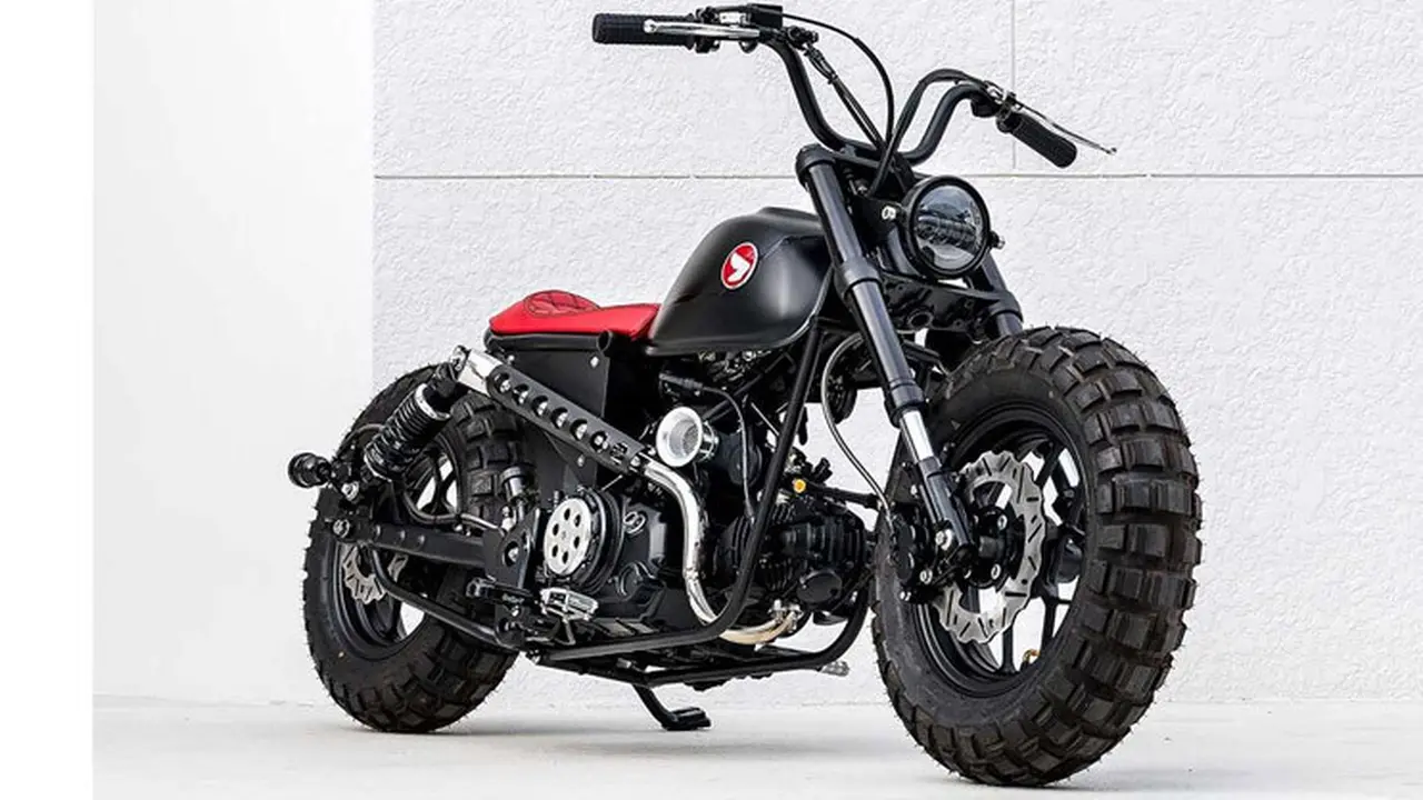 Honda Monkey Bertransformasi Jadi Motor Bobber Mini - Otomotif Liputan6.com