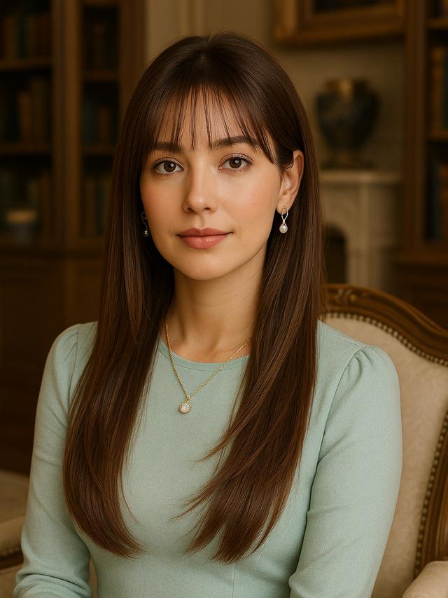 7 Model Rambut Panjang Lurus Tipis Usia 30-an yang Stylish