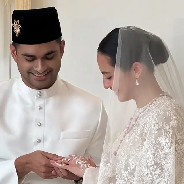 Pevita Pearce Menikahi Pengusaha Malaysia Mirzan Meer, Mas Kawin Dinar ...