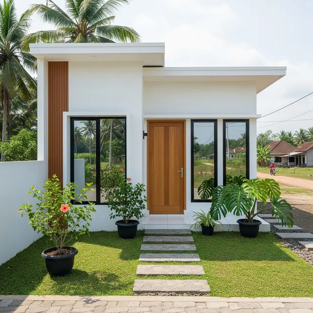 7 Model Rumah Sederhana Tapi Mewah dengan Atap Modern 2025 yang Cocok untuk Tinggal di Desa ...