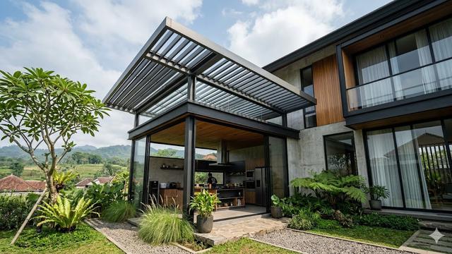 8 Model Atap Dapur Sambung Rumah Minimalis yang Estetik dan Fungsional