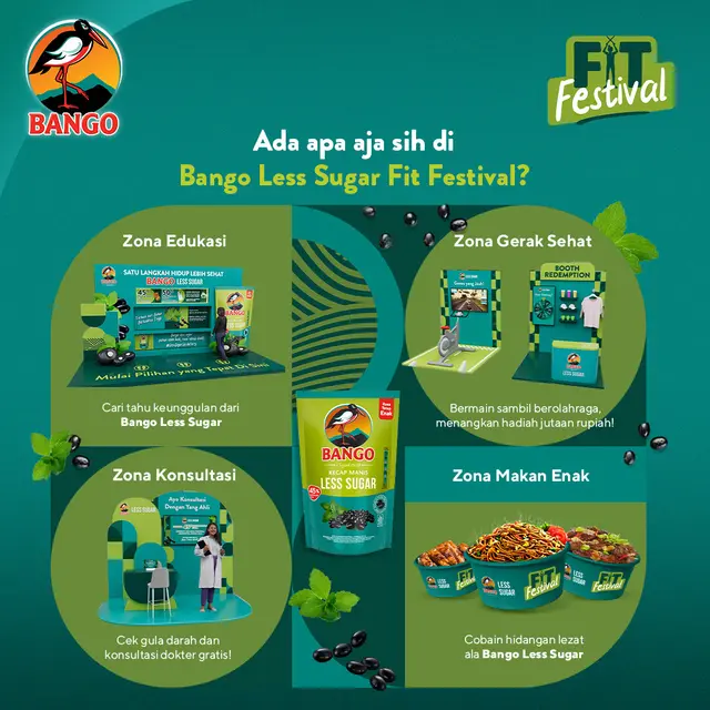 Yuk, Rayakan Hidup Sehat dengan Cara yang Lezat di Bango Less Sugar Fit Festival! - Lifestyle ...