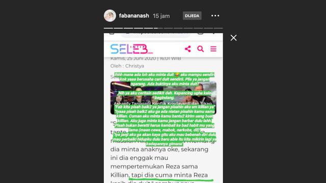 Dituding Larang Anak Bertemu Keluarga Reza Smash, Fabiola Elizabeth ...