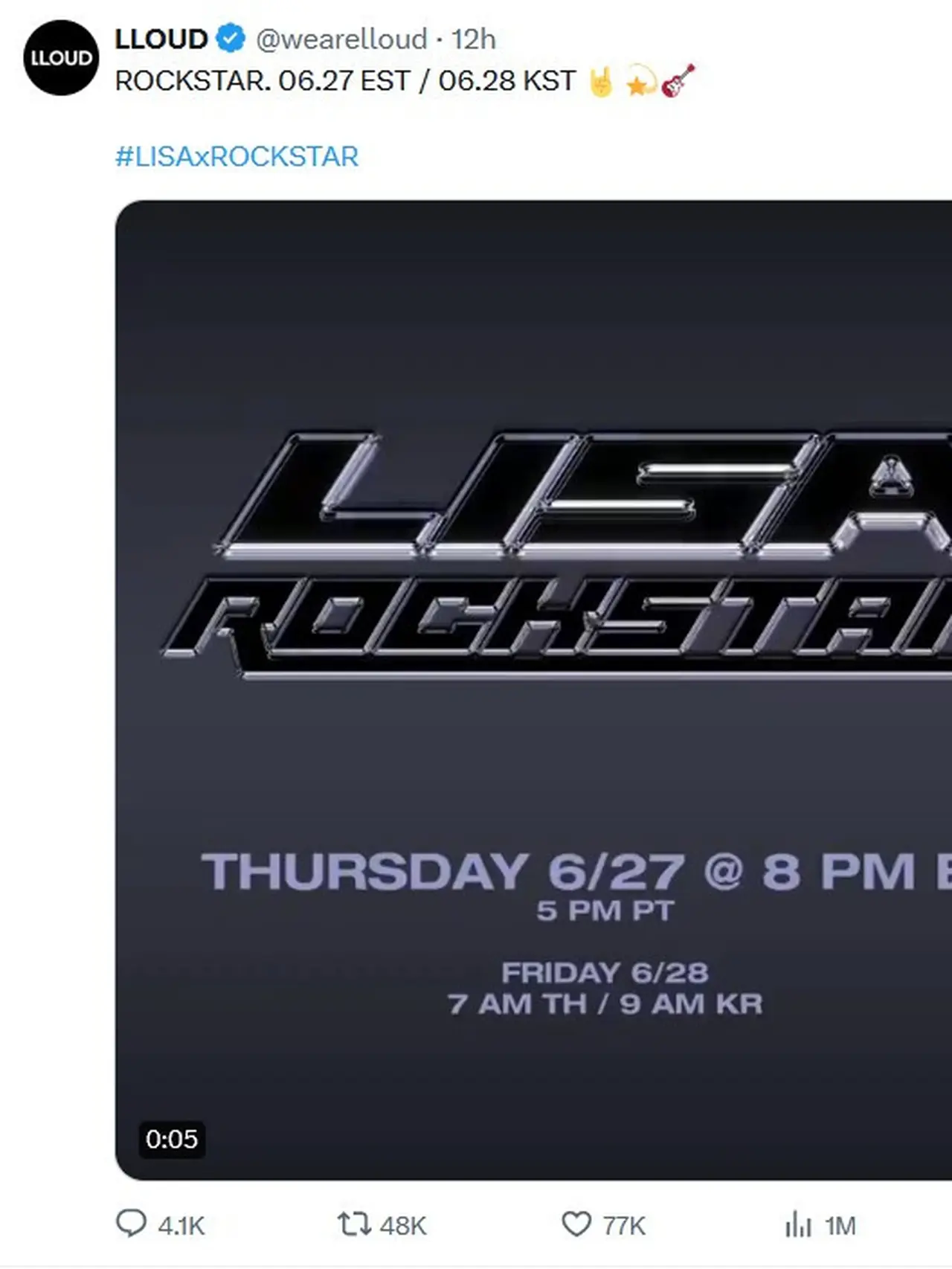 Lisa Blackpink Siap Ngegas di Comeback Solo Rockstar, Karya Perdana Bareng Agensi LLOUD ...