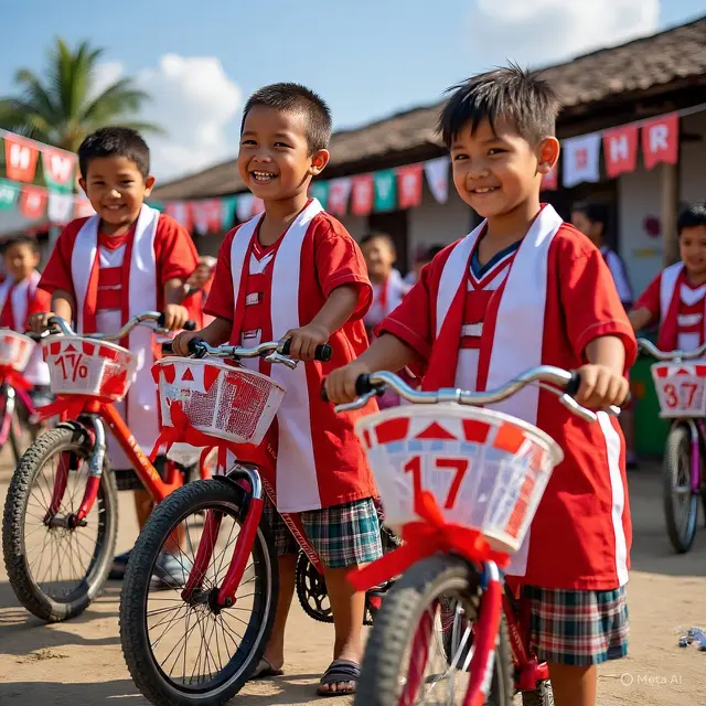 Sepeda Biasa Jadi Meriah, Begini Trik Hias Sepeda untuk Meriahkan 17 ...