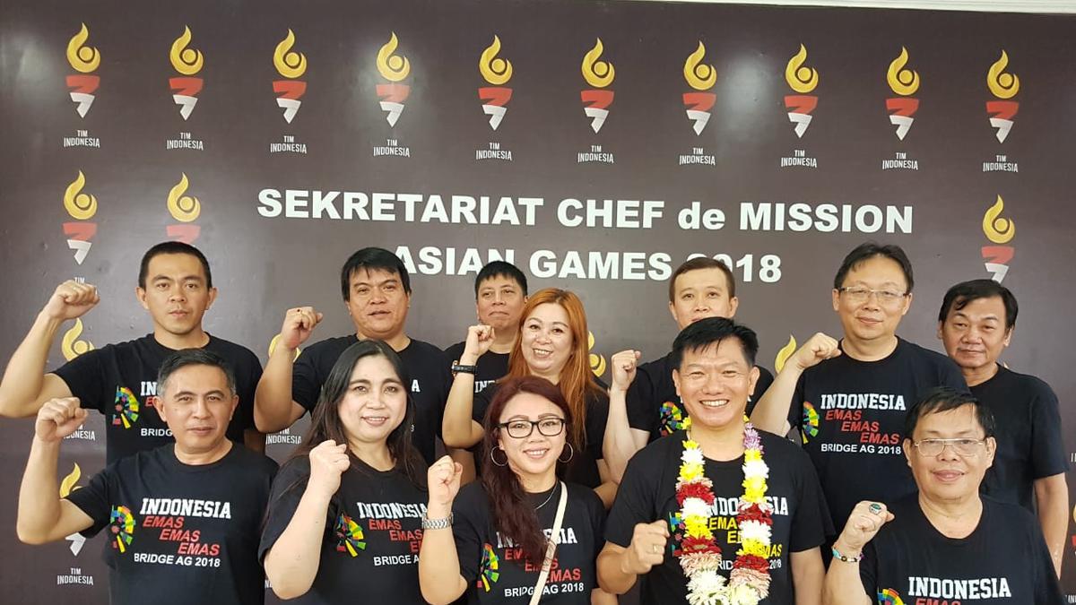 24 Atlet Pilar Andalan Timnas Bridge Indonesia di Pentas Asian Games 2018