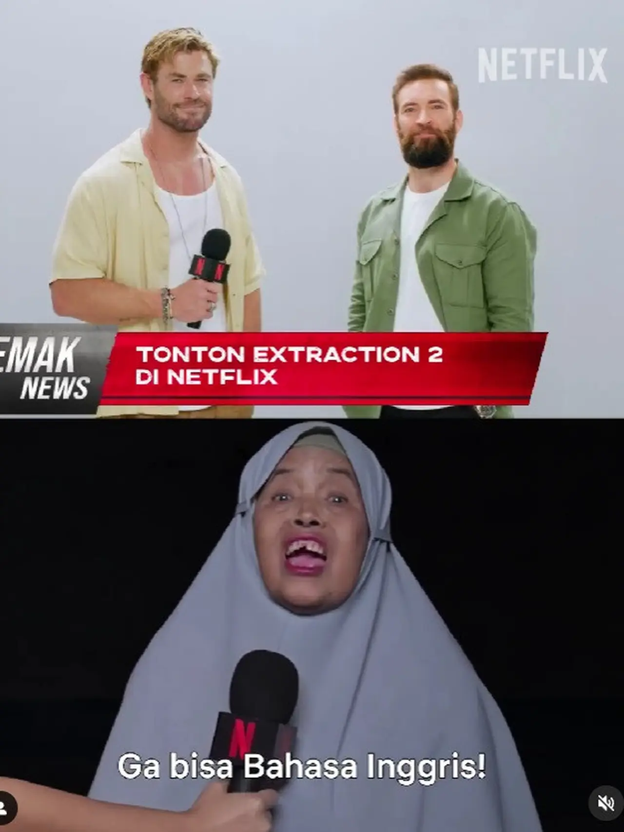 Chris Hemsworth Ngobrol dengan Emak-Emak Viral di Iklan Netflix Pakai ...