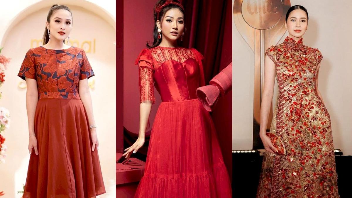 8 Inspirasi Outfit Nuansa Merah ala Artis yang Cocok untuk Imlek, dari ...