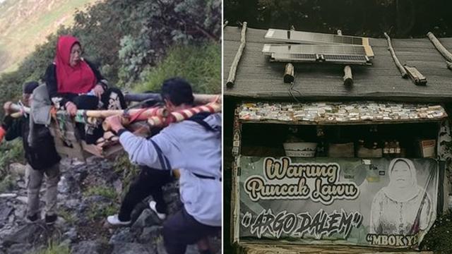 Mbok Yem Pemilik Warung di Gunung Lawu Meninggal Dunia