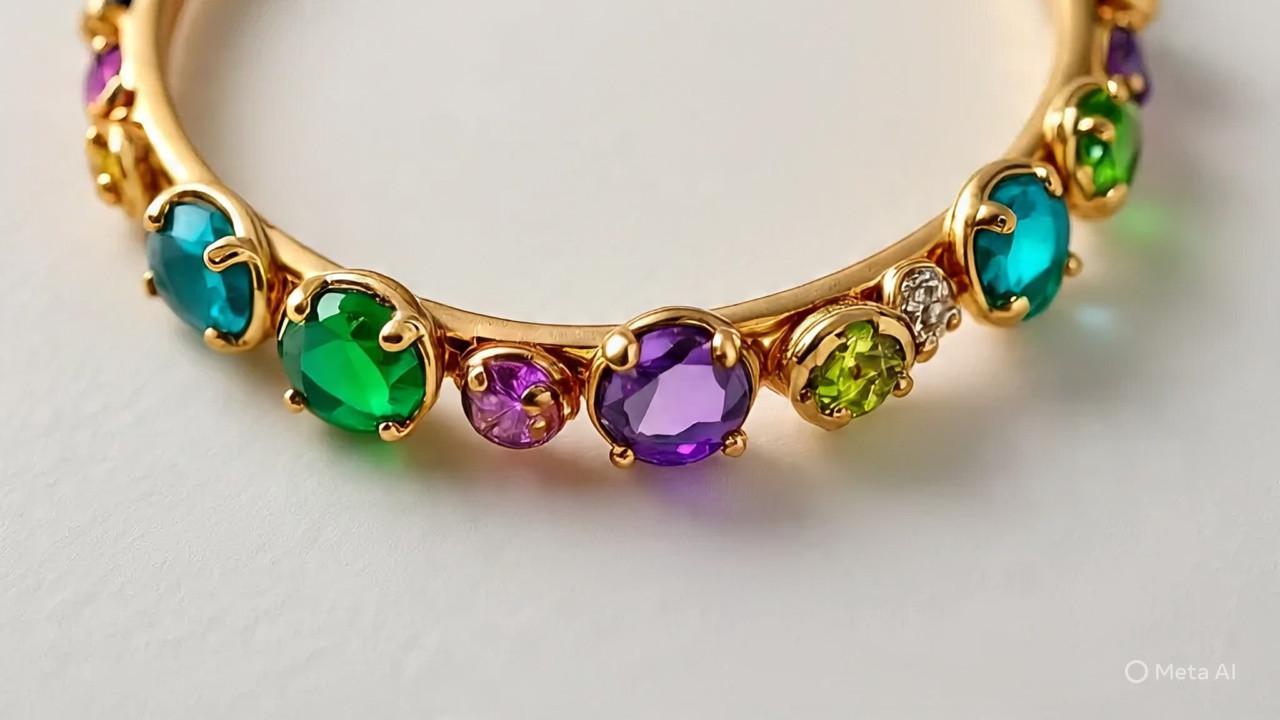 8 Model Gelang Emas Permata Warna-Warni untuk Muslimah Gen-Z, Cek Harga ...