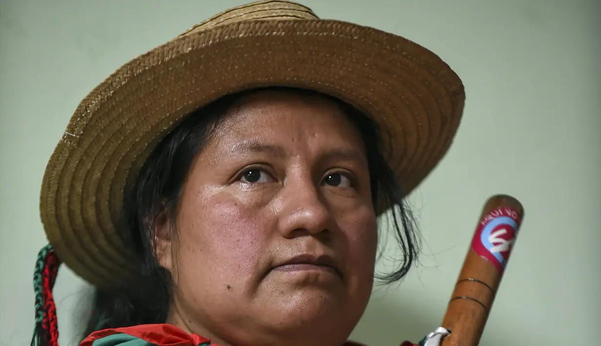 PHOTO: Orang Pribumi Kolombia Berkumpul Rayakan Hari Penduduk Asli ...