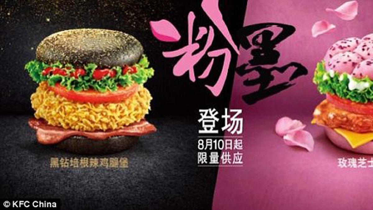 Di Tiongkok Hadir Burger Pink dan Hitam - Lifestyle Liputan6.com