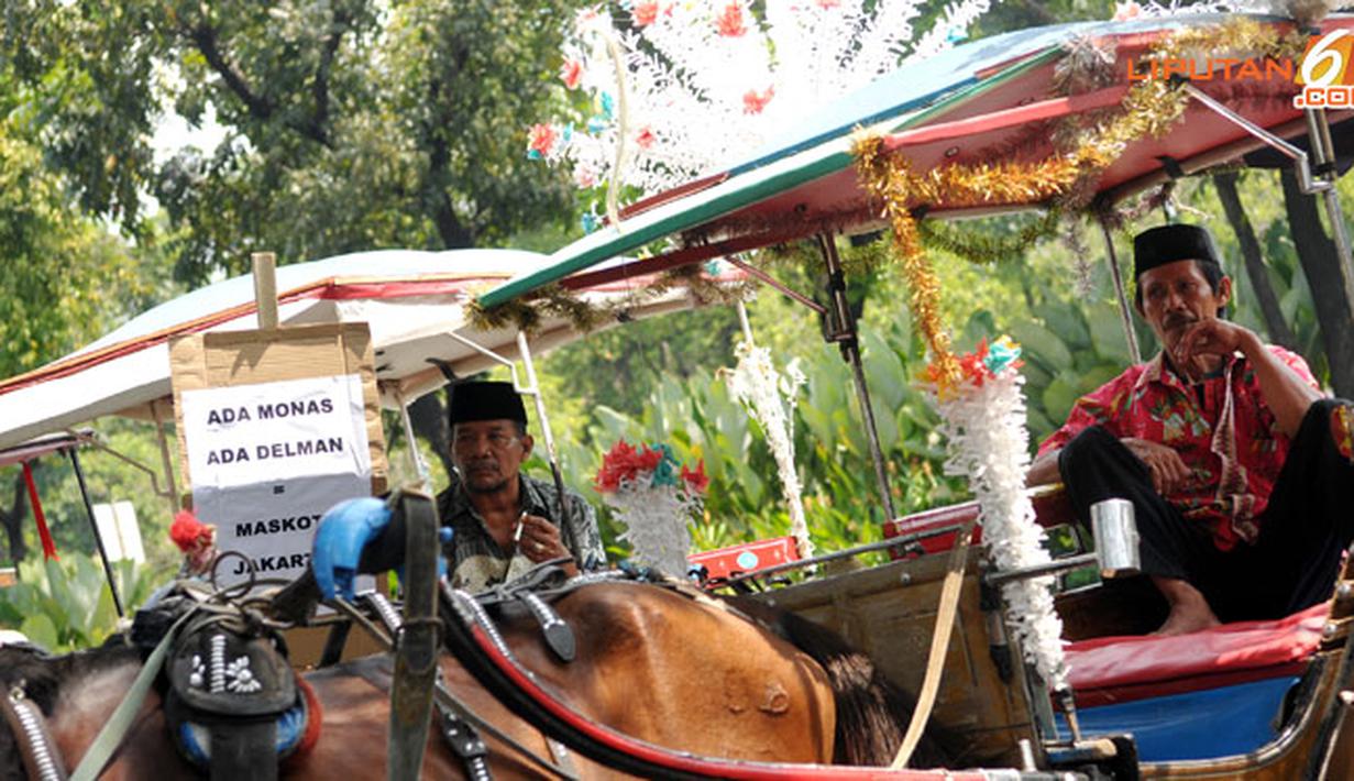 Kantor Jokowi Diserbu Kusir Delman - Foto Liputan6.com