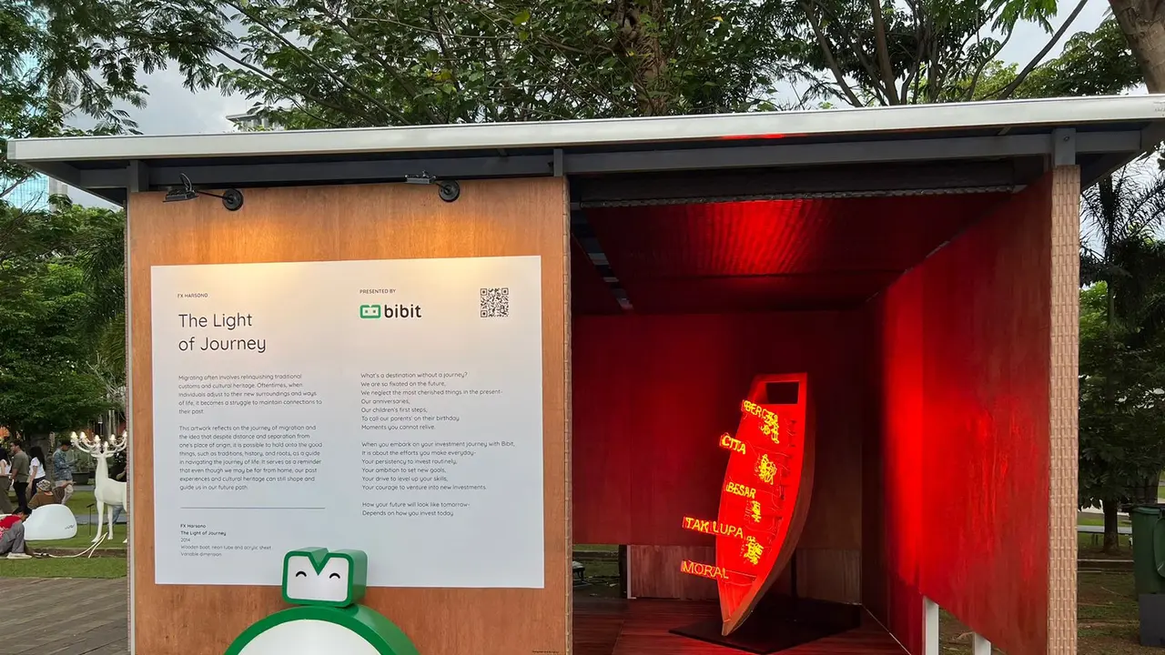 Instalasi Kreasi FX. Harsono di Art Jakarta Gardens 2023, Bukan Sekadar ...