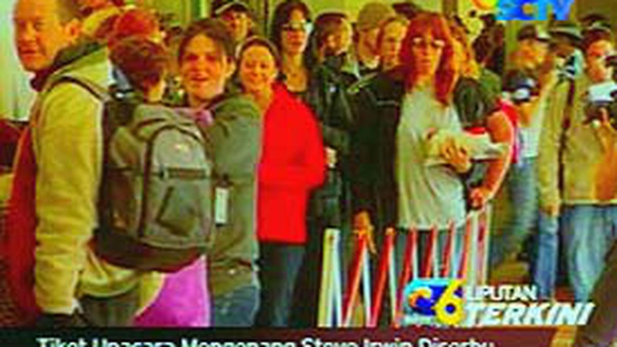 Tiket Upacara Mengenang Steve Irwin Ludes - Global Liputan6.com