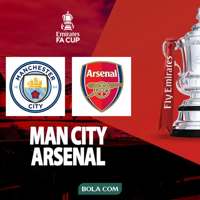 5 Fakta Pertempuran Man City Vs Arsenal di Piala FA: The Citizens Si ...