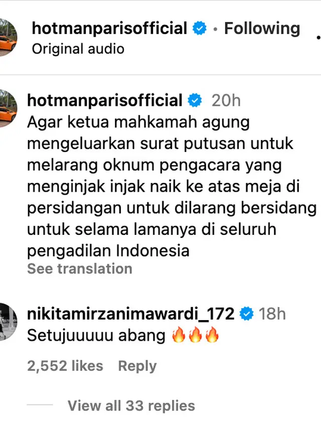 Kuasa Hukum Razman Nasution Diduga Injak-injak Meja Persidangan, Hotman Paris Ngadu ke MA ...