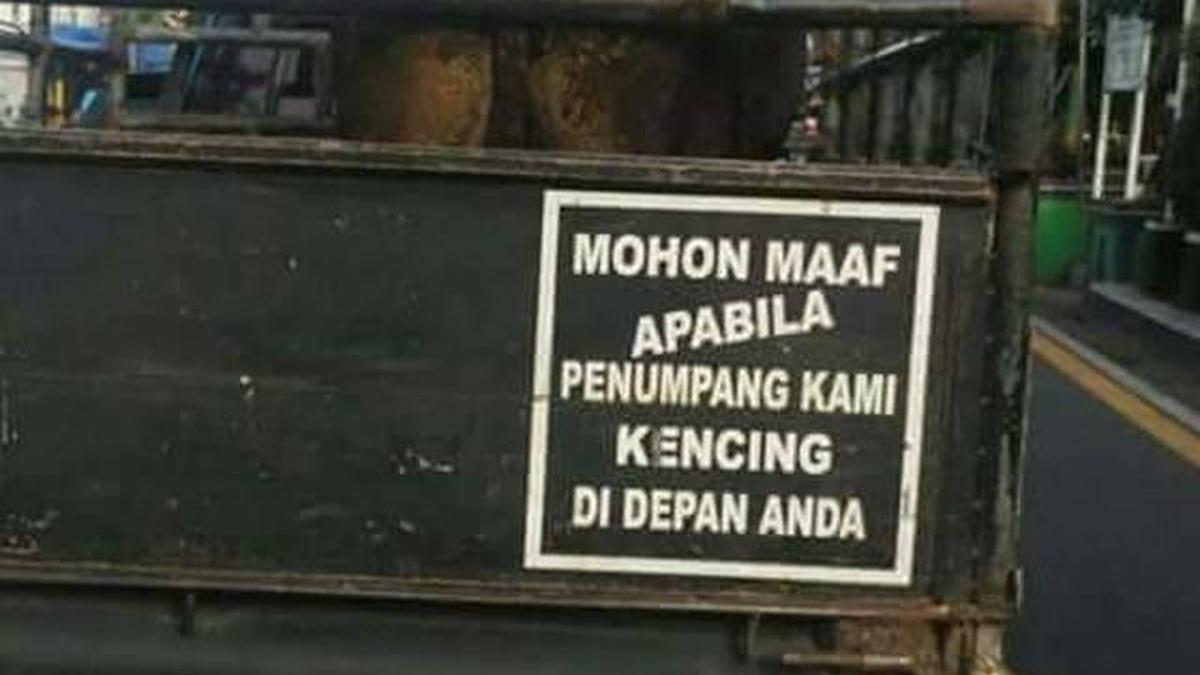 10 Potret Tulisan Kocak di Body Mobil, Dijamin Bikin Ketawa di Jalan ...