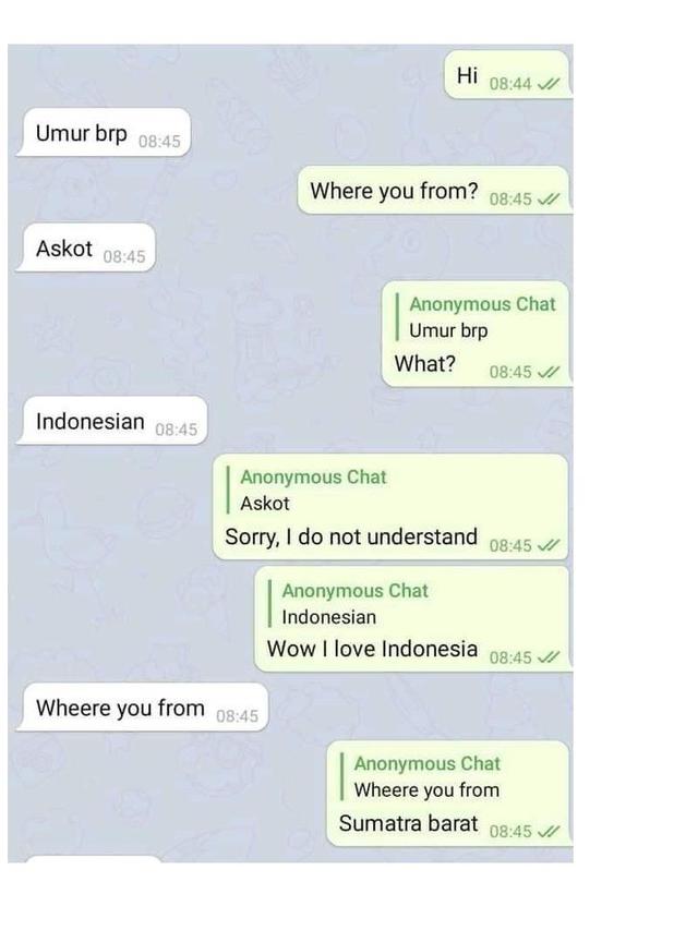 6 Chat Prank Jadi Turis Asing Ini Bikin Senyum Ngakak - Hot Liputan6.com