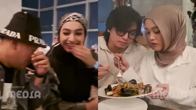 7 Potret Santyka Pacar Sule Dinner Bareng Calon Anak, Rizky Febian Jadi ...