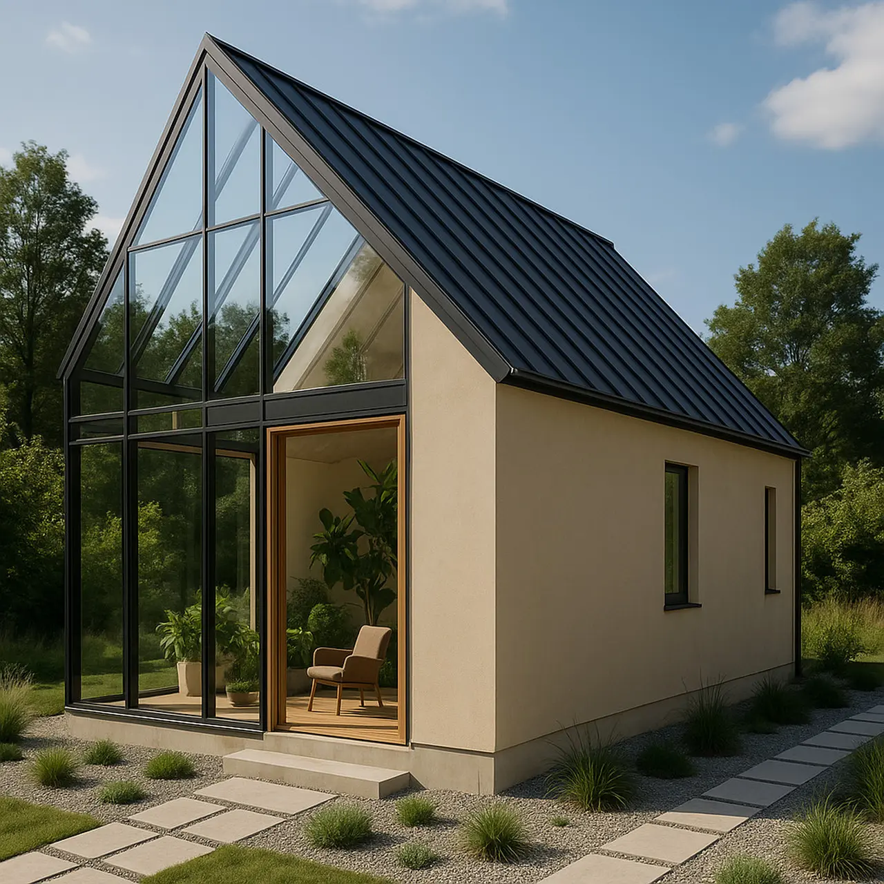 7 Model Rumah 5×8 Atap Asimetris Unik yang Estetik, Beda dari yang Lain ...