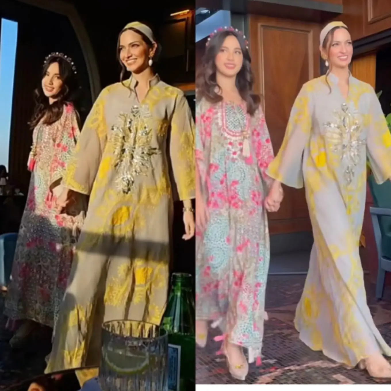 6 Potret Kompak Nia Ramadhani dan Mikhayla Jadi Model Kenakan Kaftan ...